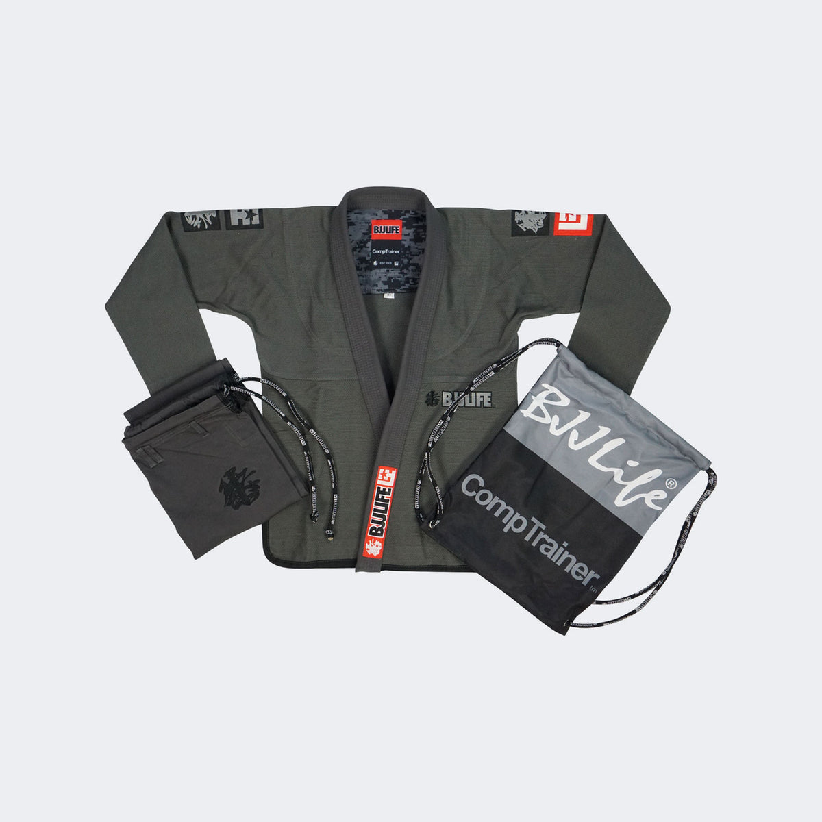 BJJ Life CompTrainer Gi - Charcoal – Combat Corner Norge