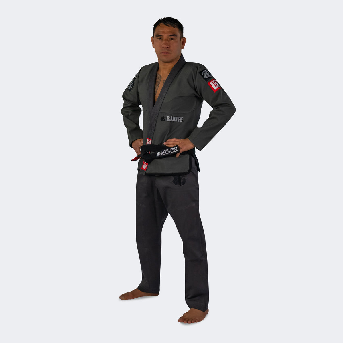 BJJ Life CompTrainer Gi - Charcoal – Combat Corner Norge