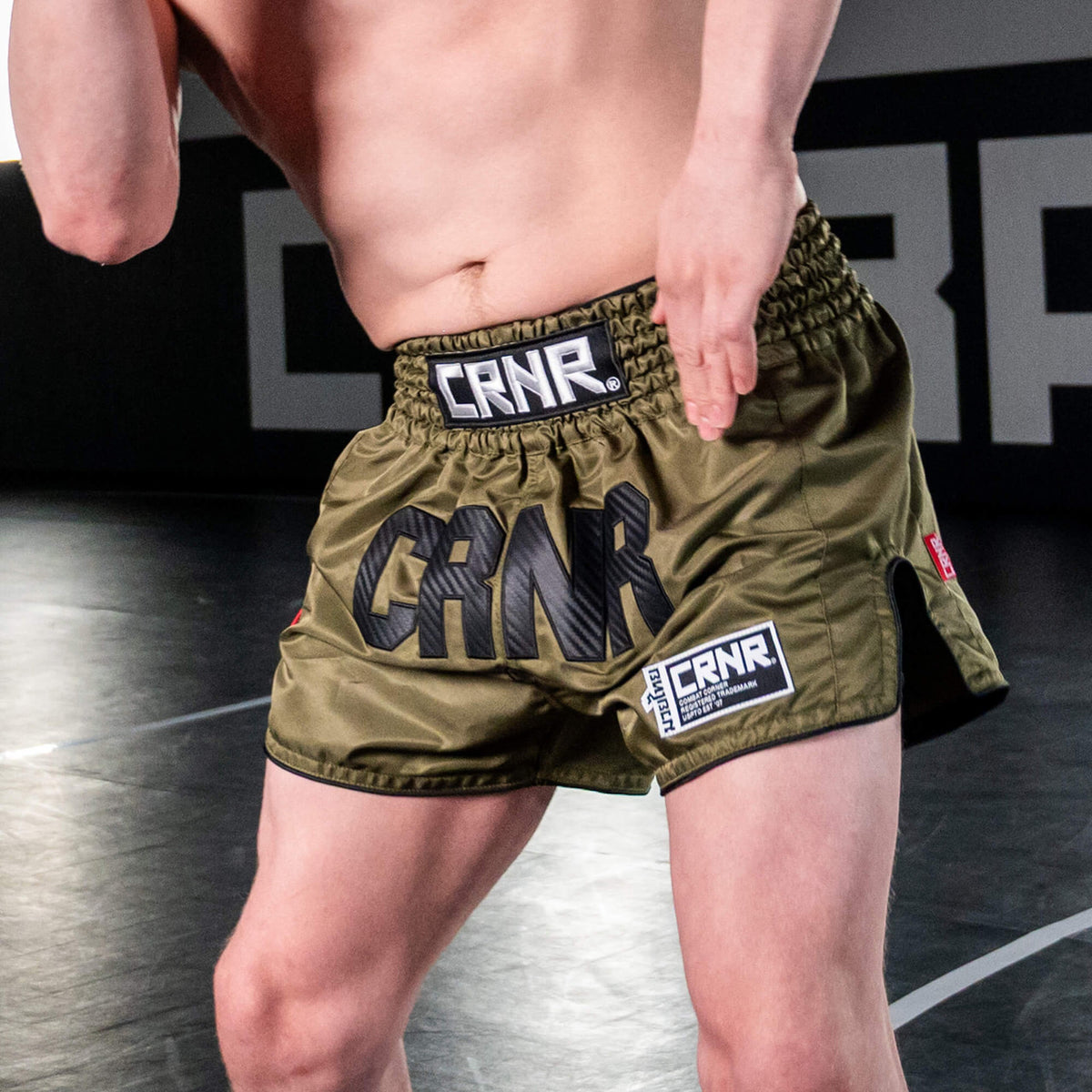 HMIT Thai Shorts - Army – Combat Corner Norge
