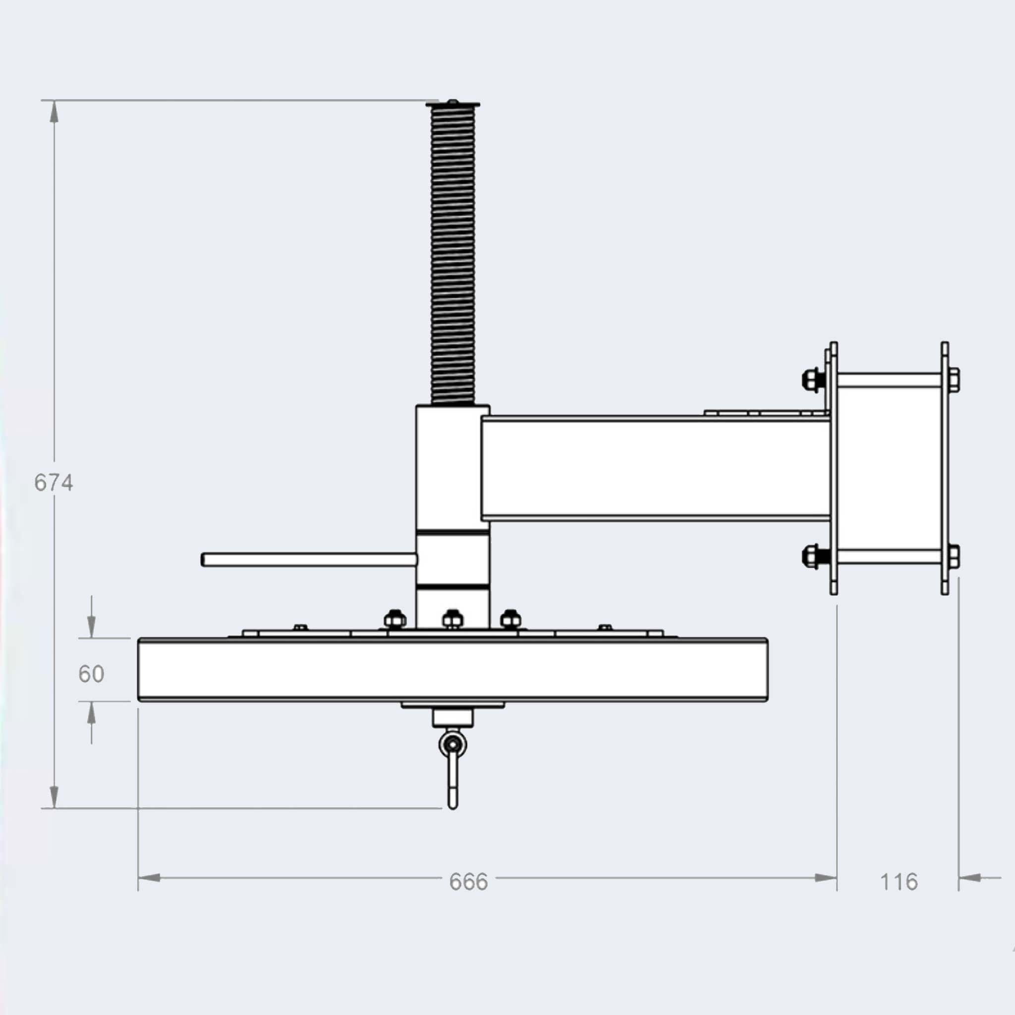 PRO Gym Speedbag platform / Justerbar – Combat Corner Norge