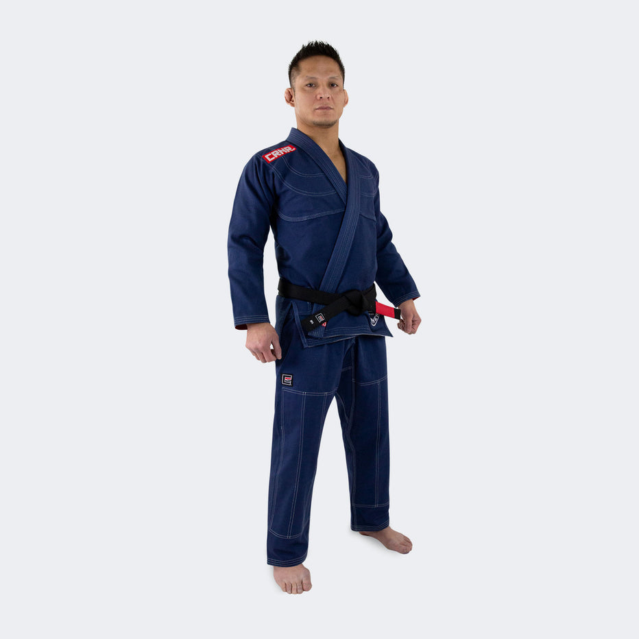V6 BJJ gi + GRATIS HVITT BELTE | Blå – Combat Corner Norge